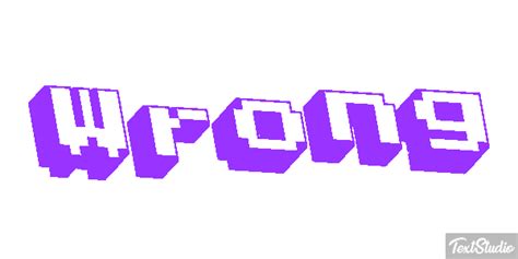 Wrong Word Animated  Logo Designs