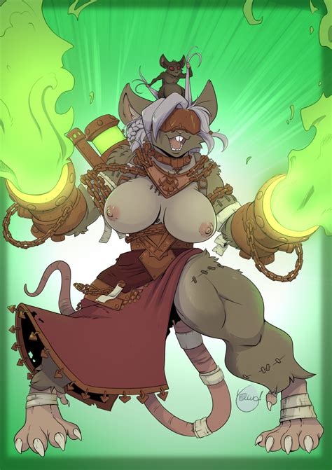 Rule 34 Ambiguous Gender Anthro Areola Arm Cannon Bandage Big Breasts