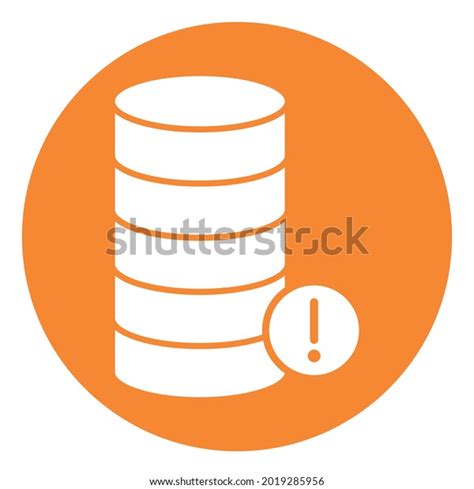 Database Error Icon Which Can Easily Stock Vector Royalty Free 2019285956 Shutterstock