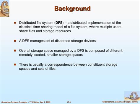 Ppt Chapter 17 Distributed File Systems Powerpoint Presentation