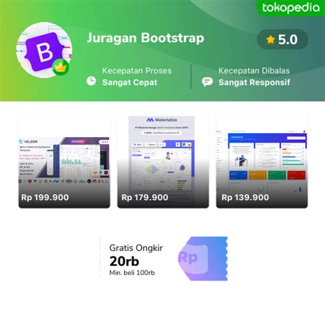 Toko Juragan Bootstrap Online Produk Lengkap And Harga Terbaik Tokopedia