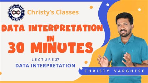 27 Data Interpretation Aptitude In 30 Minutes Upsc Csat Christy Varghese Csir Net