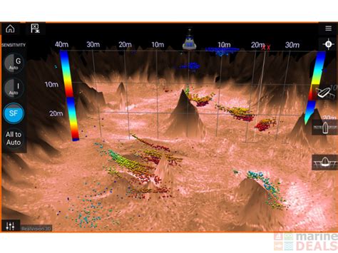 Buy Raymarine Axiom Pro Rvx Hybridtouch Gps Fishfinder Realvision D And Kw Chirp Sonar With