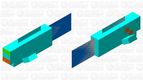 Noob Fish Minecraft Mob Skin