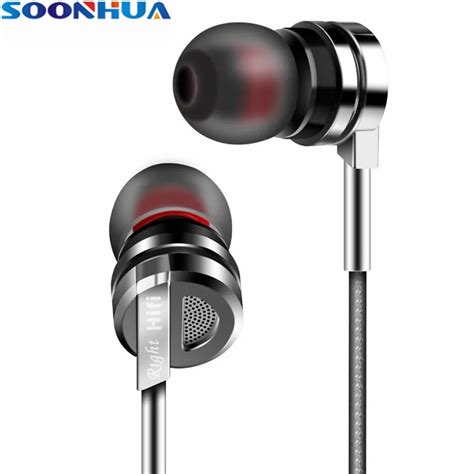 Soonua Professional In Ear Earphone Metal Heavy Bass Sound Quality