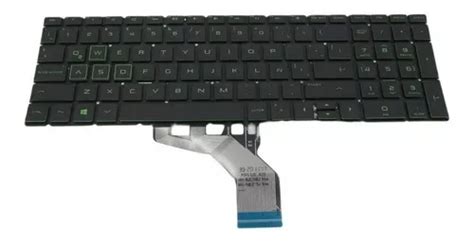 Teclado Hp Gaming 15 ec 15z ec 15 ec1035la 15 dk Verde Envío gratis