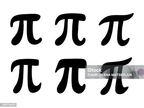 손으로 그린 Pi 기호 세트 수학 상수 파이의 연례 축하 3 월 14 일 파이 데이 손으로 그린 파이 기호 세트 0명에 대한 스톡 벡터 아트 및 기타 이미지 Istock