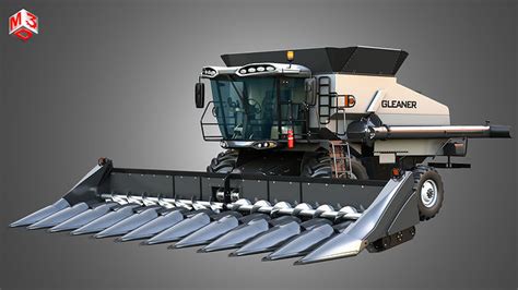 S96 Combine Harvester Corn Harvester Head 3D Model CGTrader