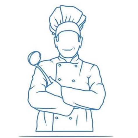 Pin Oleh KAVAERCA Di DIBUJOS DE CHEF COCINERO Potret Diri