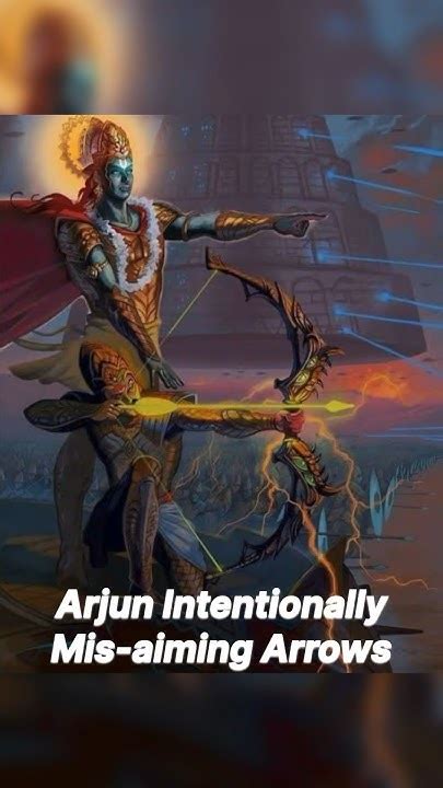 🕉️arjun Mis Aiming Arrows Mahabharat Krishna Arjun Bhishmapitamah