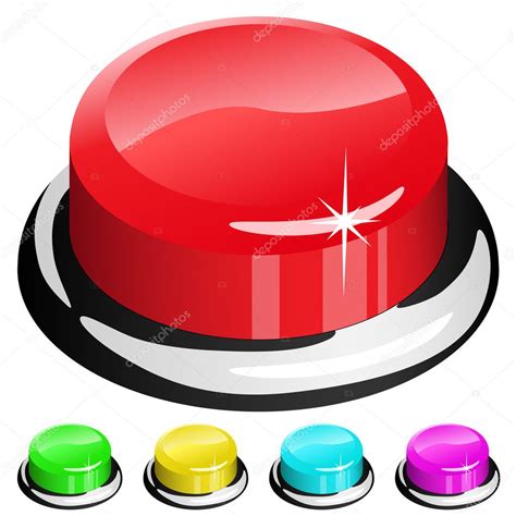 3d Red Button — Stock Vector © Tuulijumala 2762609