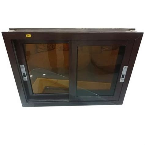 Polished Aluminum Glass Sliding Window Sizedimension 25 X 3 Feet At