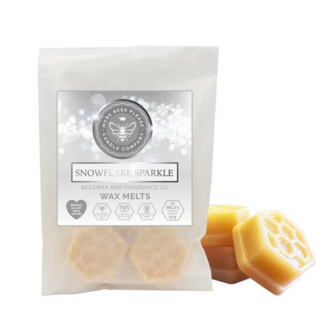 Snowflake Sparkle Wax Melts More Bees Please Shop