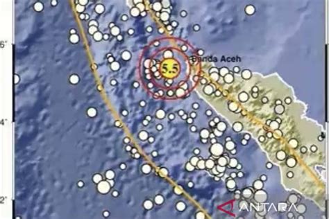 Gempa Di Aceh Barat Dengan Magnitudo 50 Senin Pagi Tak Berpotensi