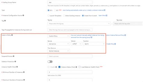 use function compute to create custom scale in policies for ecs