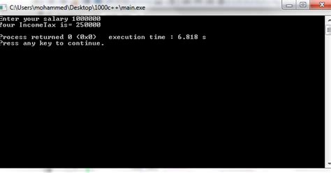 Programmers Area C Program To Calculate Income Tax