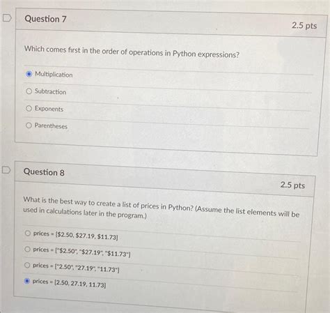 Solved Which Comes First In The Order Of Operations In Chegg