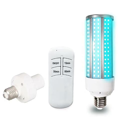 New 60w E27 Uv Ozone Germicidal Lamp Sterilizer Uvc Led Corn Light Bulb