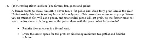 6 15 Crossing River Problem The Farmer Fox