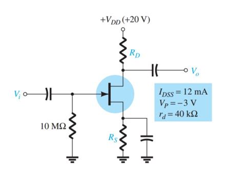 Solved Design The Self Bias Network Of Fig To Have Chegg