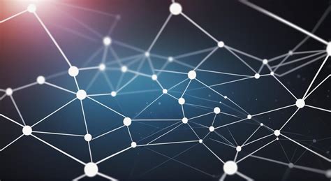 Premium Photo Global Network Connection Abstract Geometric Background