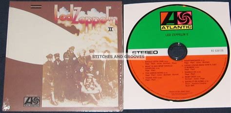 Led Zeppelin Ii Cd Stitches And Grooves