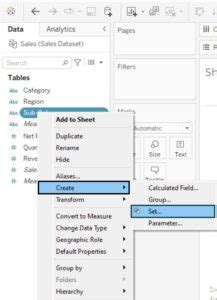 Tableau Set Step By Step Examples How To Create And Edit