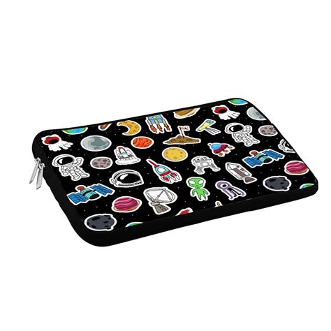 Capa Case Pasta Notebook Ate 173 Polegadas Galáxia Espaço Madeiramadeira