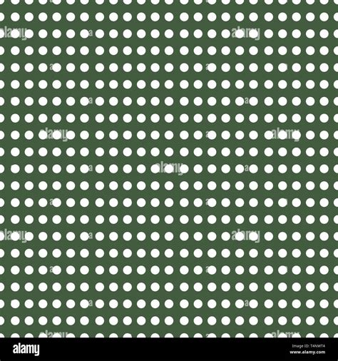 Tile Vector Pattern With Small White Polka Dots On Mint Green