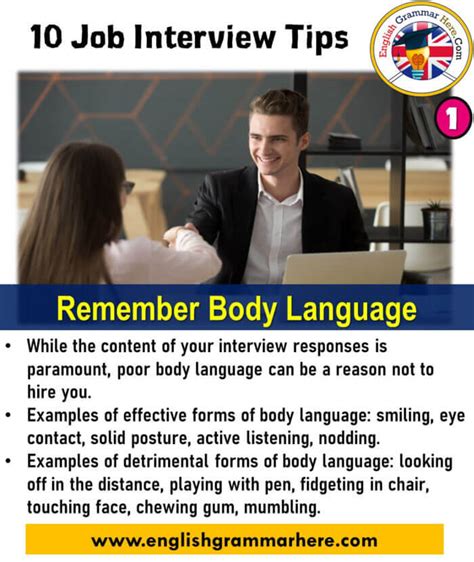 10 Job Interview Tips That Will Help You Get Hired English Grammar Here
