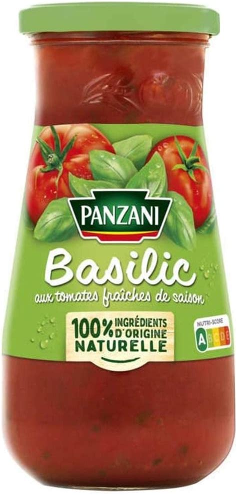 Panzani Sauce Tomate Basilic G Amazon Fr Epicerie
