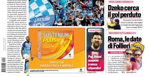 EDICOLA CDS Dzeko Cerca Il Gol Perduto Il Bosniaco Torna Titolare
