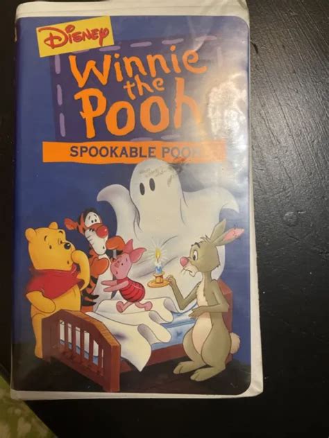 Winnie The Pooh Spookable Pooh Vhs 1996 Mint Condition £1788