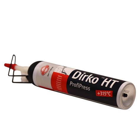 Silicone Dirko ProfiPress HT Preto Alta Temperatura Elring 200ml Cód
