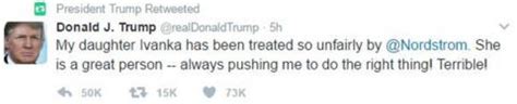 Trump Under Fire In Nordstrom Ivanka Row BBC News
