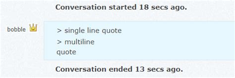 blockquotes don t render in bookmarked chat conversations meta stack