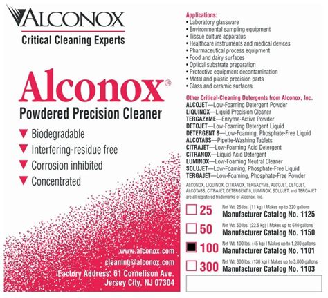 Alconox Powdered Precision Cleaner Fisher Scientific