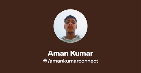 aman kumar twitter instagram facebook linktree