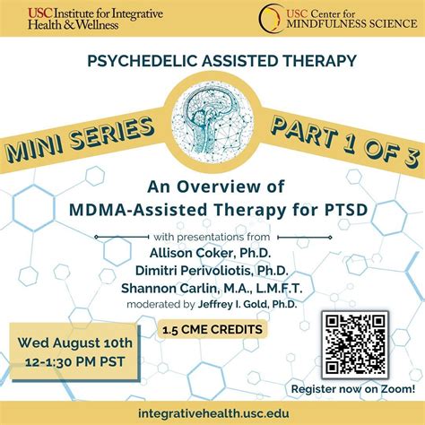 Psychedelic Assisted Therapy Mini Series — Usc Institute For