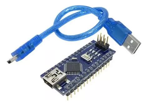Pack Placa Atmega Cable Compatible Con Arduino Nano Cuotas Sin