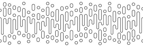 Premium Vector Rounded Lines Halftone Transition Seamless Border