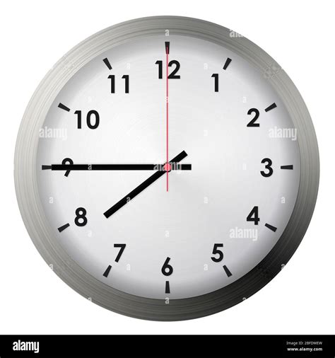 Clock 8 45 Cut Out Stock Images And Pictures Alamy