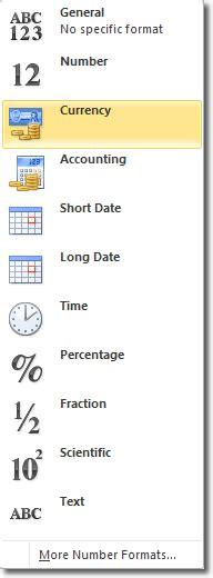 Number Formatting In Excel