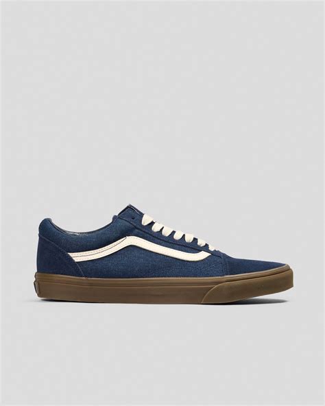 Shop Vans Old Skool Shoes In Heavy Canvas Navy Fast Shipping And Easy