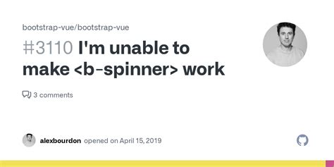 Im Unable To Make Work · Issue 3110 · Bootstrap Vuebootstrap Vue