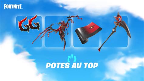 Obtenez des récompenses dans Fortnite avec vos amis dans Potes au top