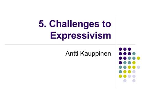 Expressivism Ppt