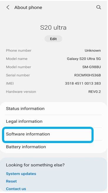 How To Check The Operating System Of Samsung Galaxy Devices Samsung Gulf