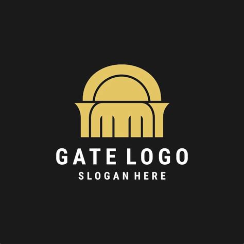 Premium Vector Gate Logo Icon Design Inspiration