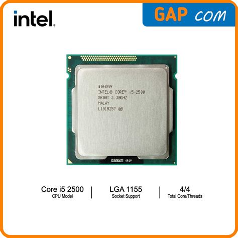 Jual Processor Intel Core I5 2500 33ghz Quad Core Lga 1155 Tray Fan